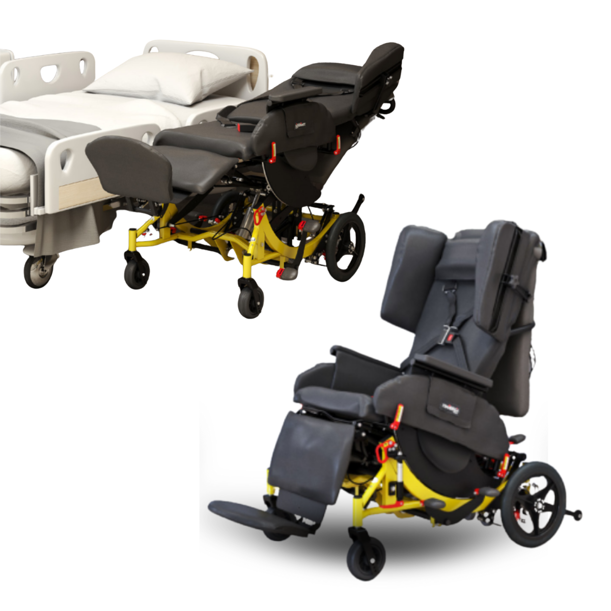 NEMT for Stretcher Alternative with the Traversa™ Chair - Black & White ...