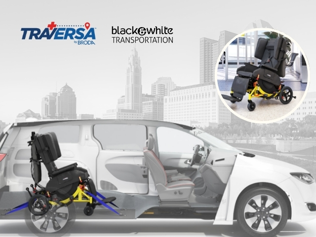 NEMT for Stretcher Alternative with the Traversa™ Chair - Black & White ...
